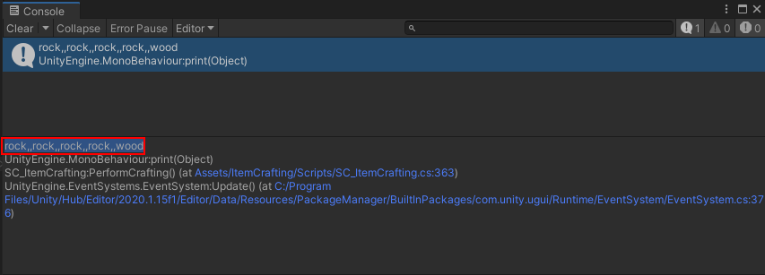 Créer un système d'inventaire et de fabrication d'objets dans Unity | Sharp Coder Blog