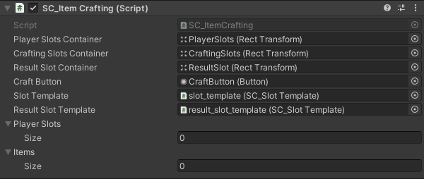Créer un système d'inventaire et de fabrication d'objets dans Unity | Sharp Coder Blog